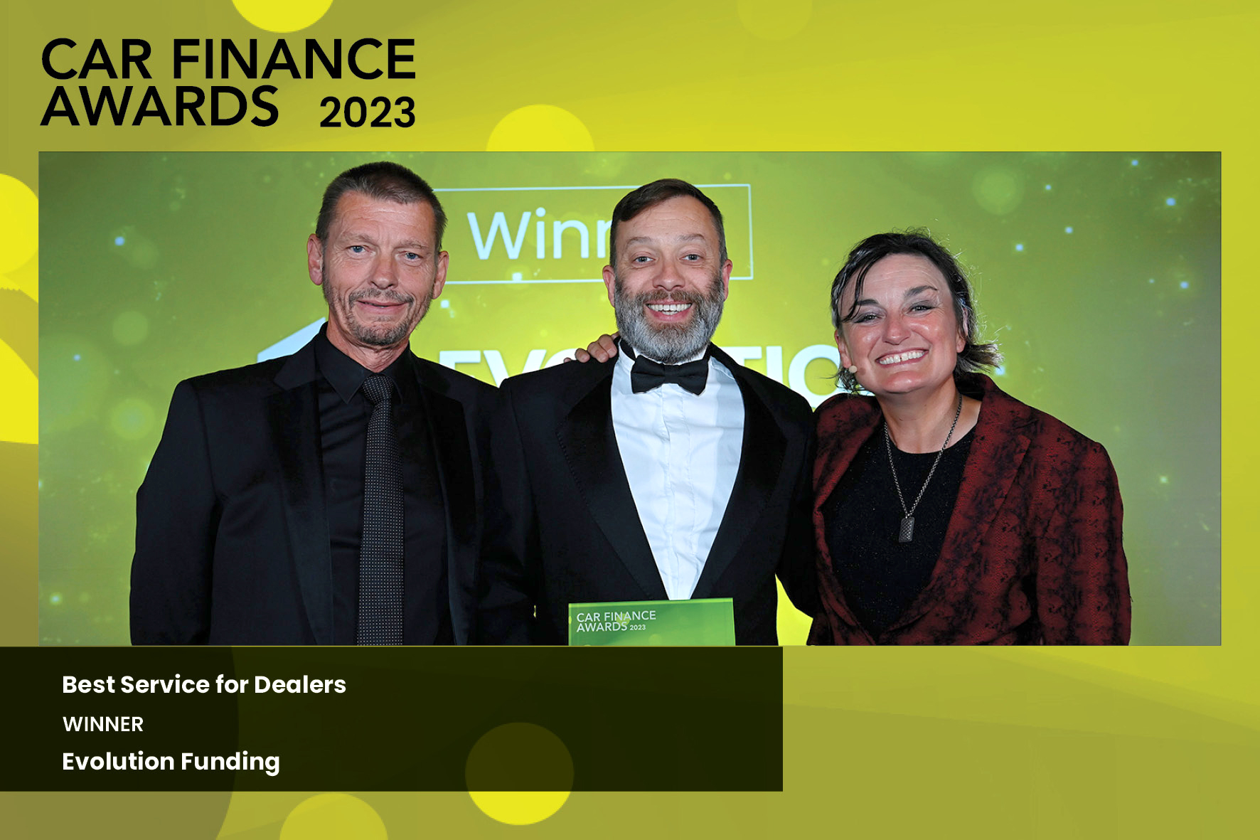 Evolution Funding Retains Best Broker Title at Car Finance Awards